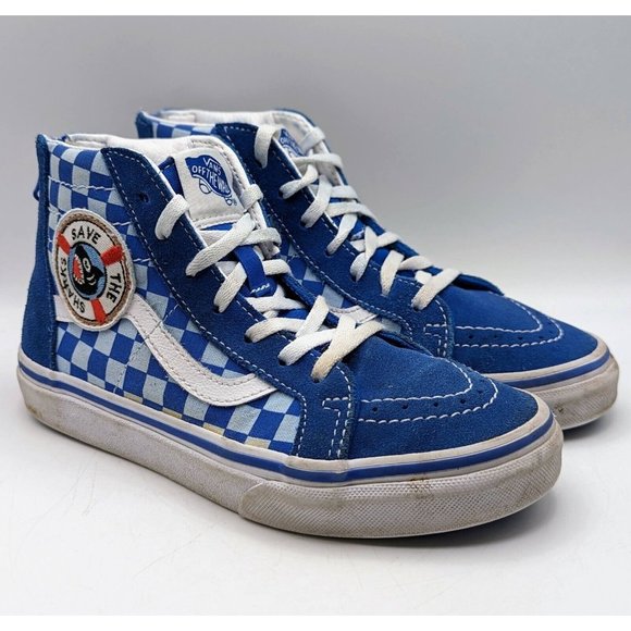 Vans | Shoes | Vans Off The Wall Save The Sharks Shark Week Hi Zip ...
